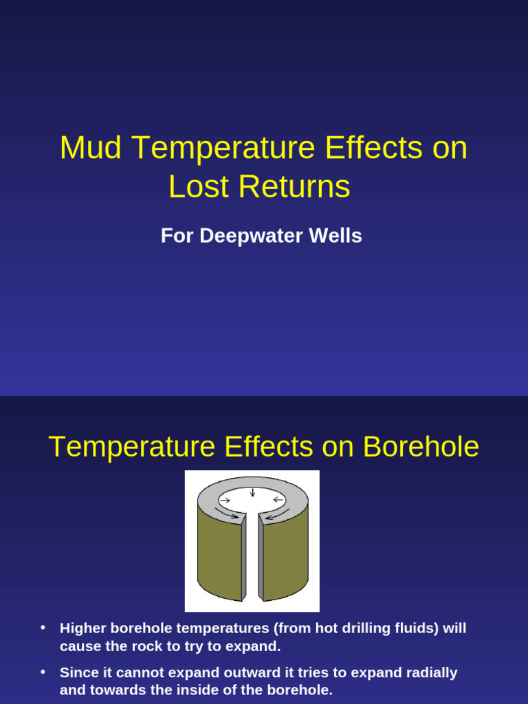 Mud Temperature Effects On Lost Returns | PDF