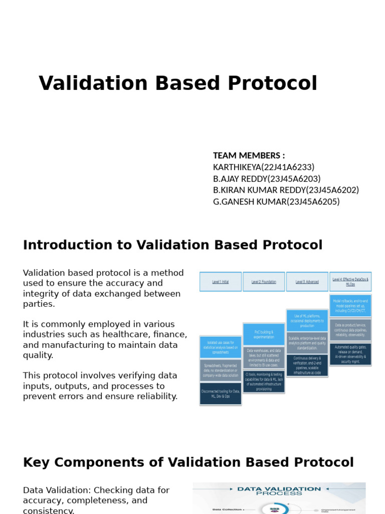 Validation Based Protocol | PDF | Accuracy And Precision | Artificial Intelligence