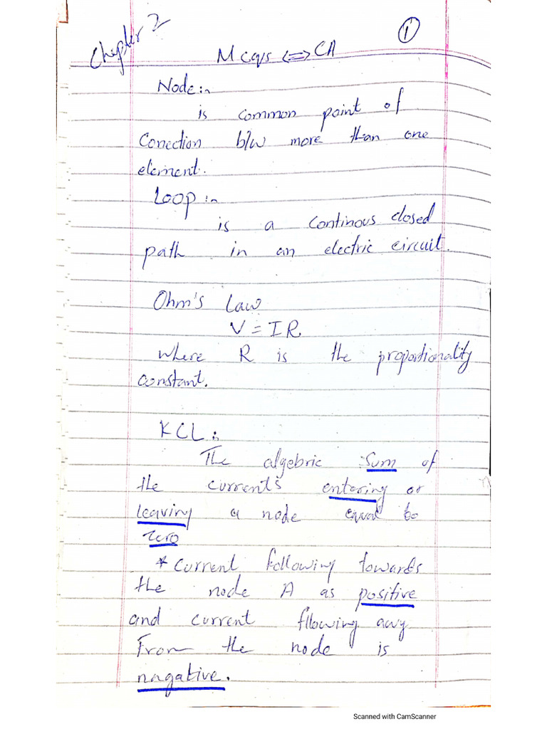 Mcqs... Circuit CHPTR 2 | PDF
