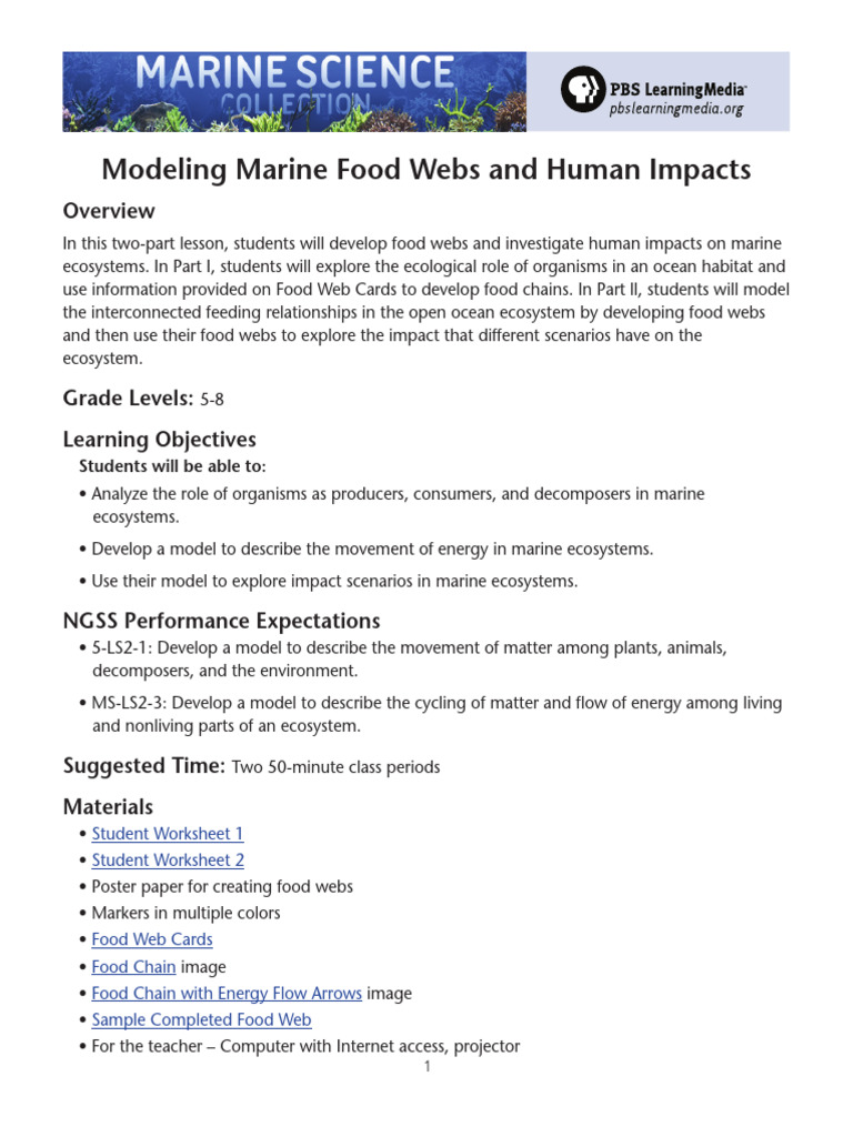 Marine Science Lp1 | PDF