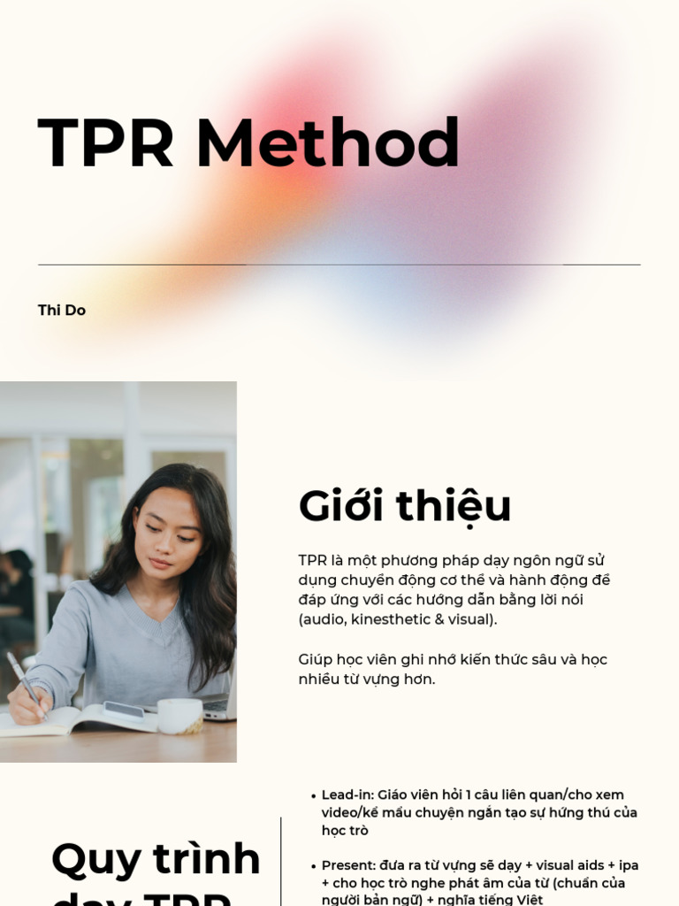 TPR Method: Thi Do | PDF