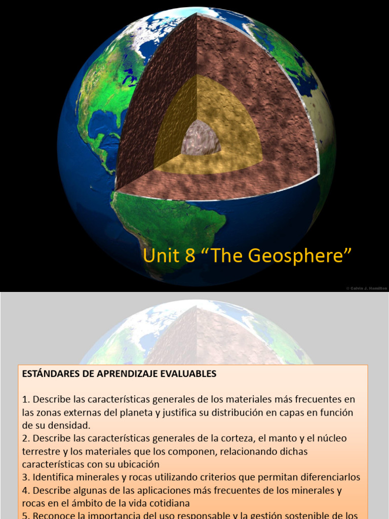 Unit 8. The Geosphere | PDF
