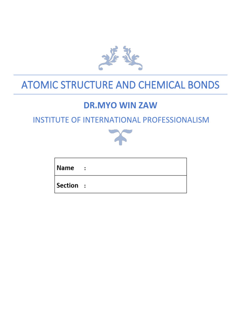 Atomic Structure | PDF