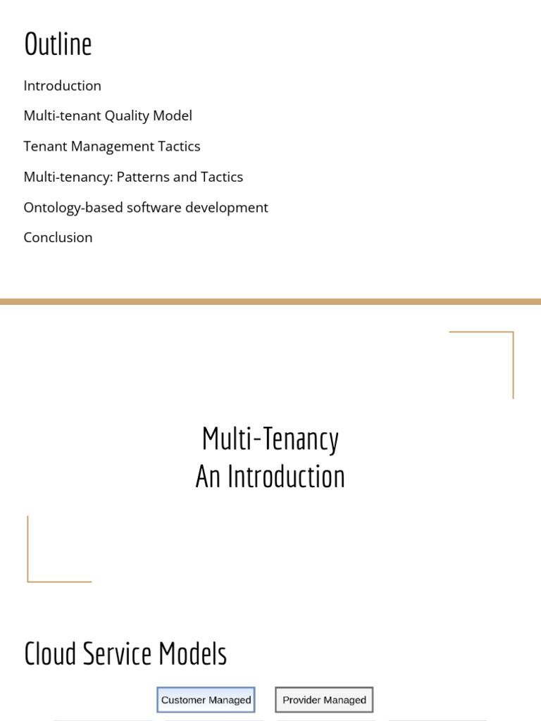 Multi Tenant QA and Tactics | PDF