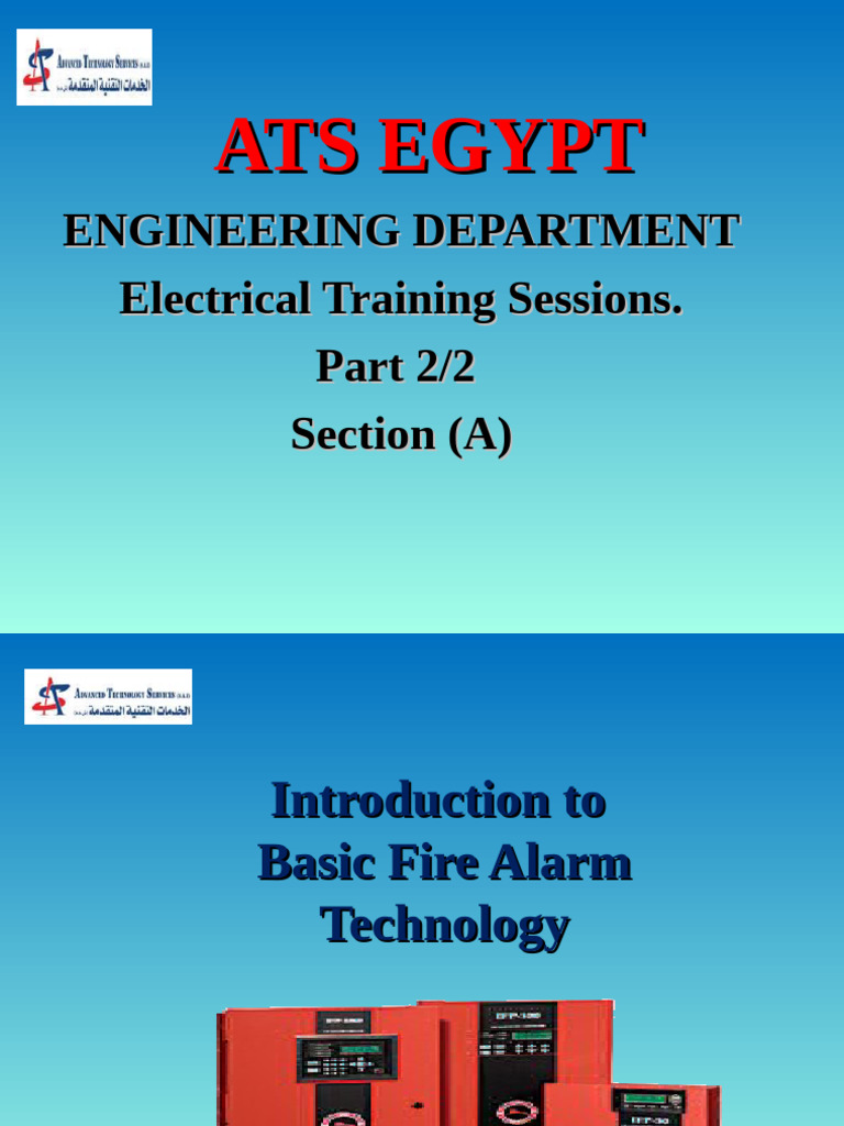 Intro To Basic Fire Alarm Technology - Section A | PDF