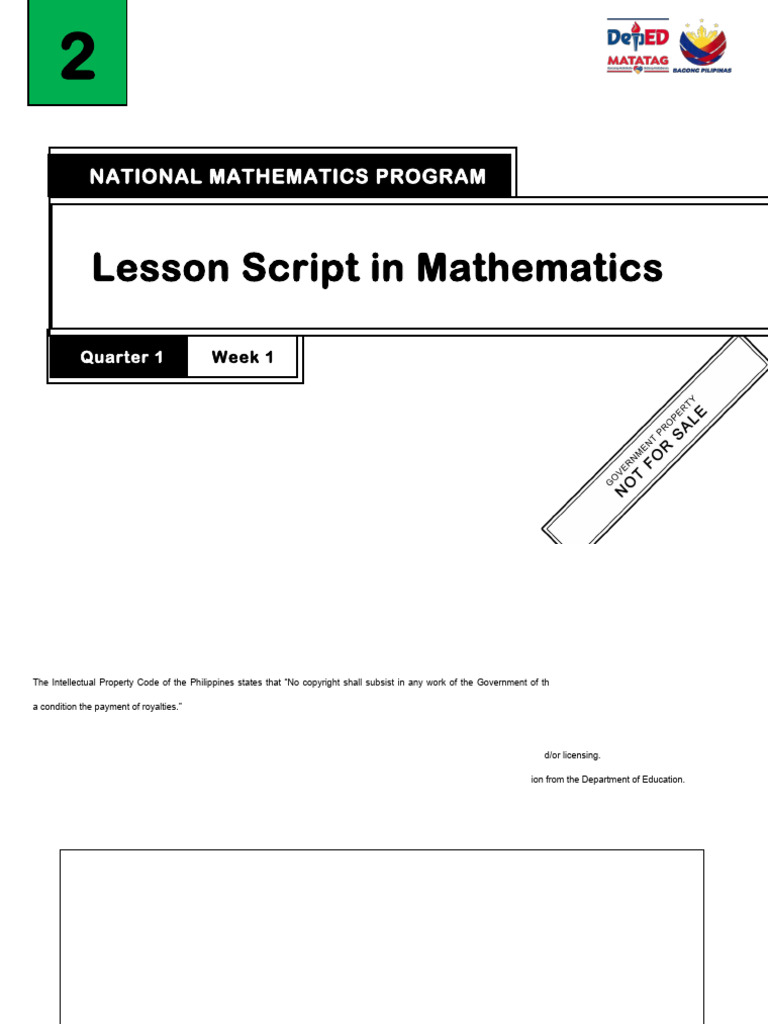 Co 2024 Ls Grade 2 NMP q1 Week1 Day4 | PDF | Copyright | Intellectual ...