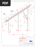 Fixed Solar Mounting Structure Drawing | PDF | Equipment