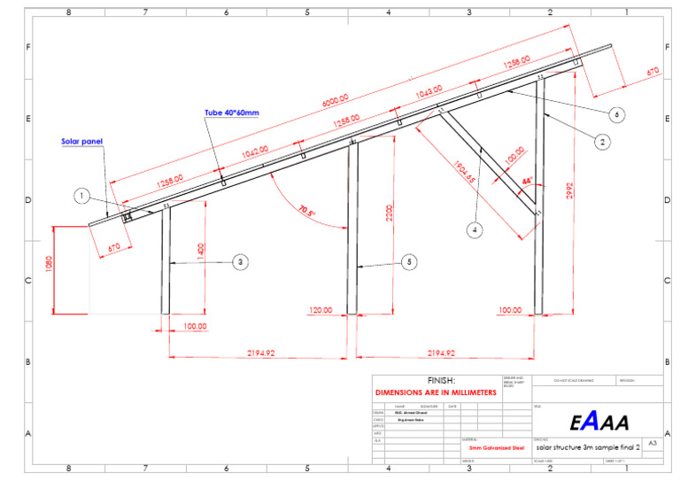 Solar Structure Design Specs | PDF