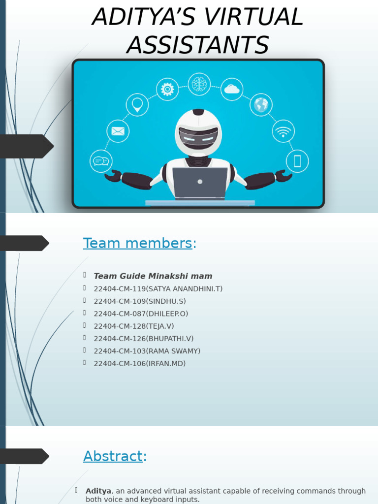 Aditya's Virtual Assistants | PDF