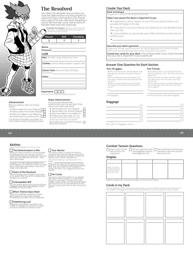 Playsheets | PDF