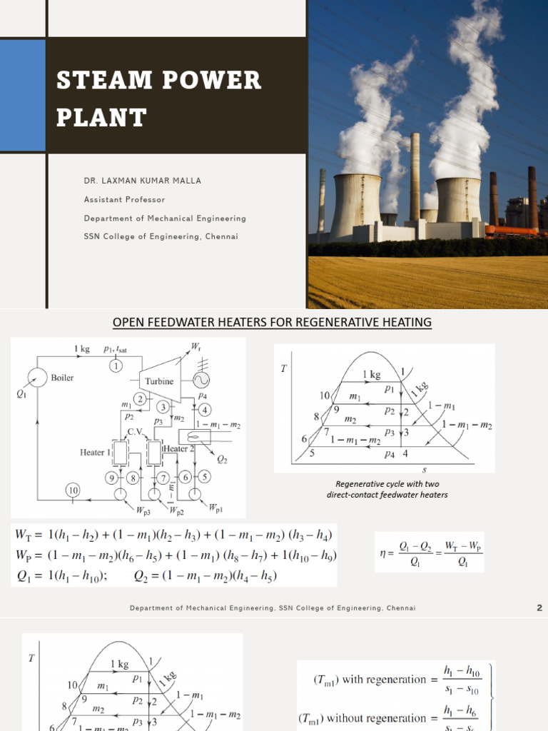 Steam Power Plant | PDF