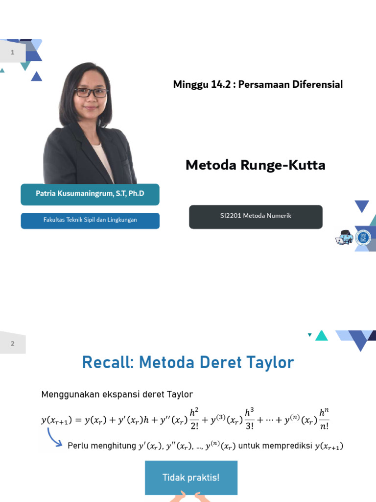 14.2 - Metoda Runge Kutta | PDF