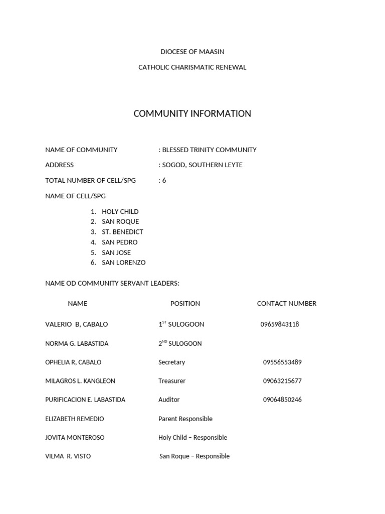 Diocese of Maasin | PDF