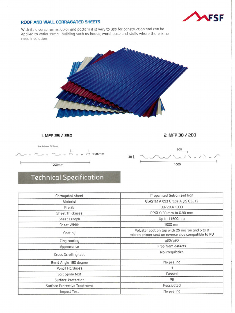 Sheeting & Purlins | PDF