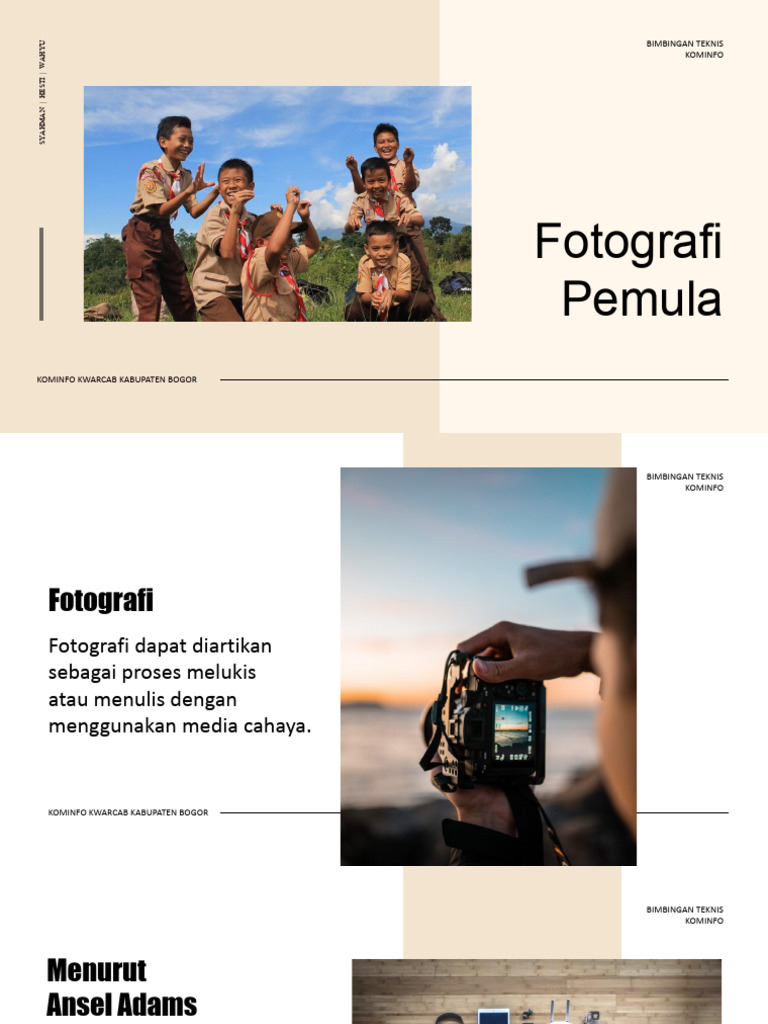Presentasi Fotografi Dasar Pptx Pdf