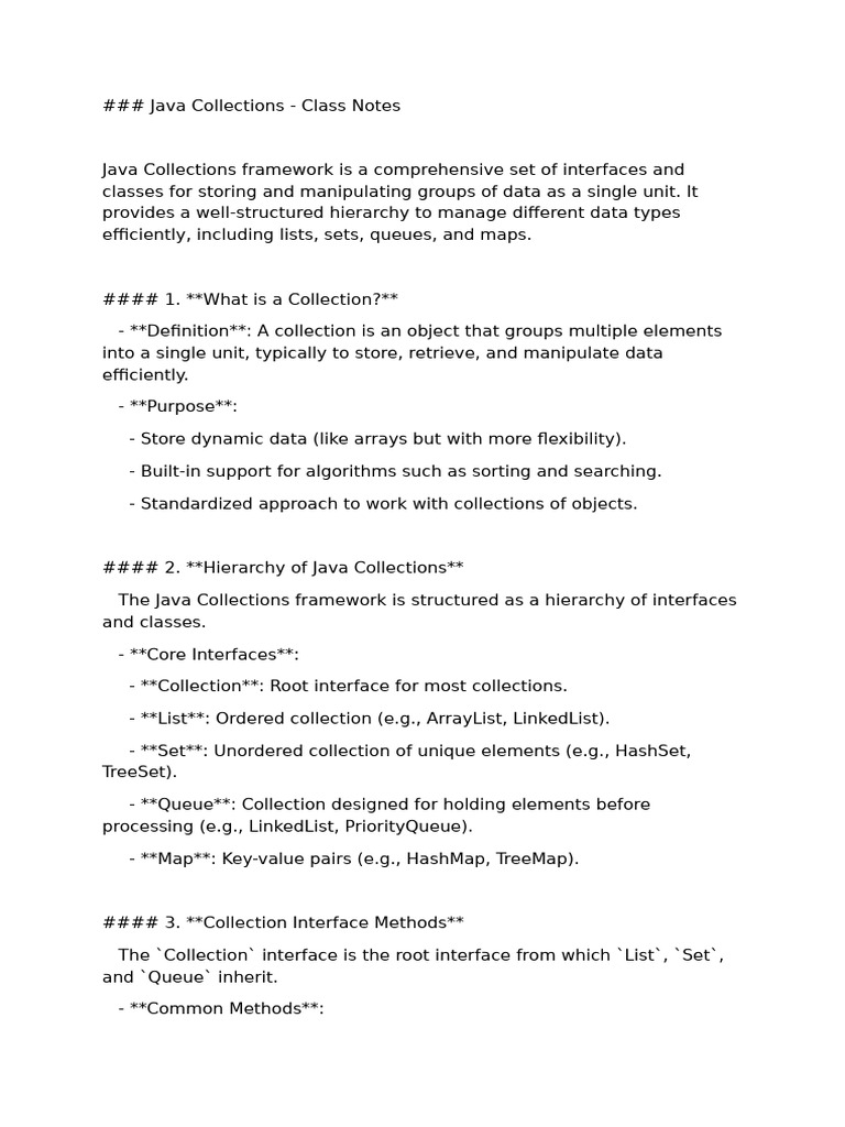 Java Collections | PDF