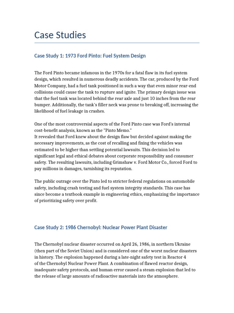 PPLE Case Studies | PDF