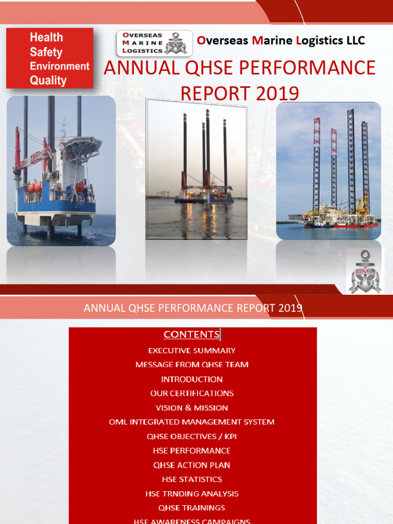 Annual Qhse Performance Report 2019 | PDF