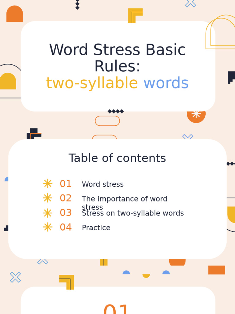 Teaching Word Stress | PDF