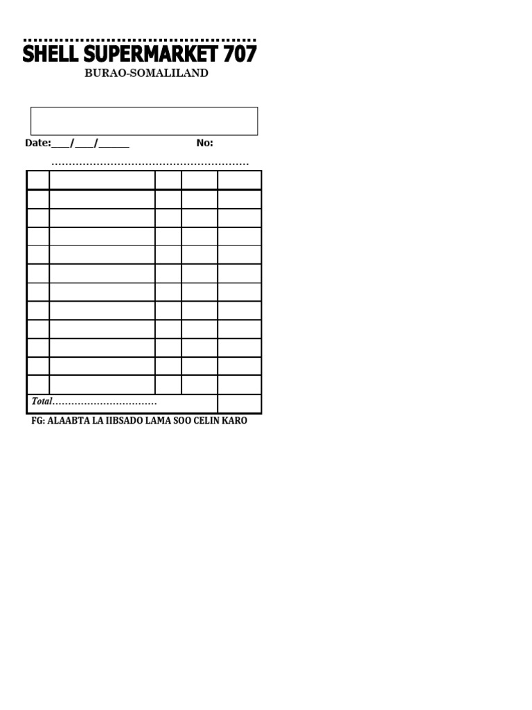 Shell Supermarket 707 | PDF
