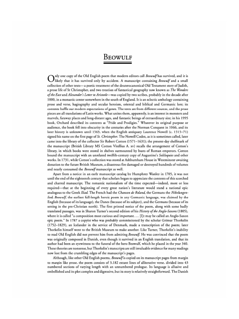 02 - Beowulf | PDF