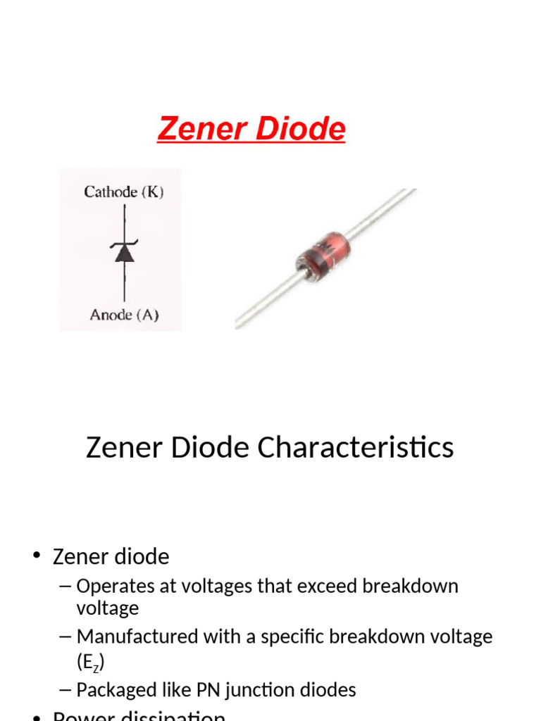 Zener Diode | PDF