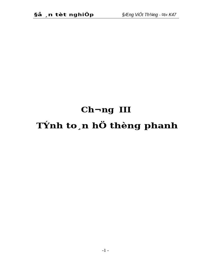 (123doc) Tinh Toan He Thong Phanh | PDF