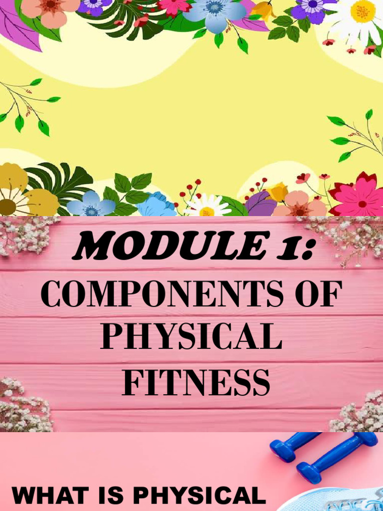Module 1.2 Health and Skill Related Fitness | PDF