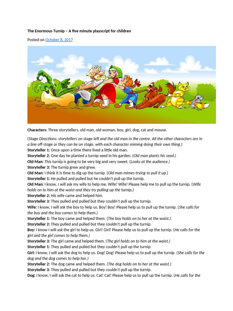 The Enormous Turnip | PDF