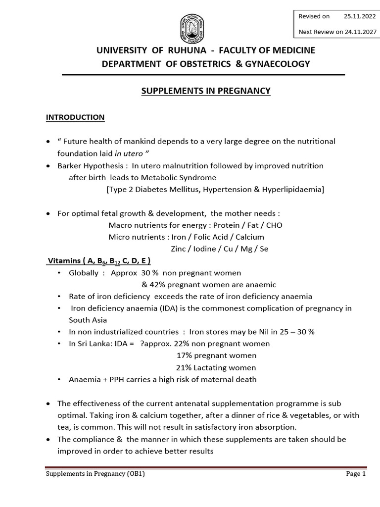 Obs Guidelines | PDF