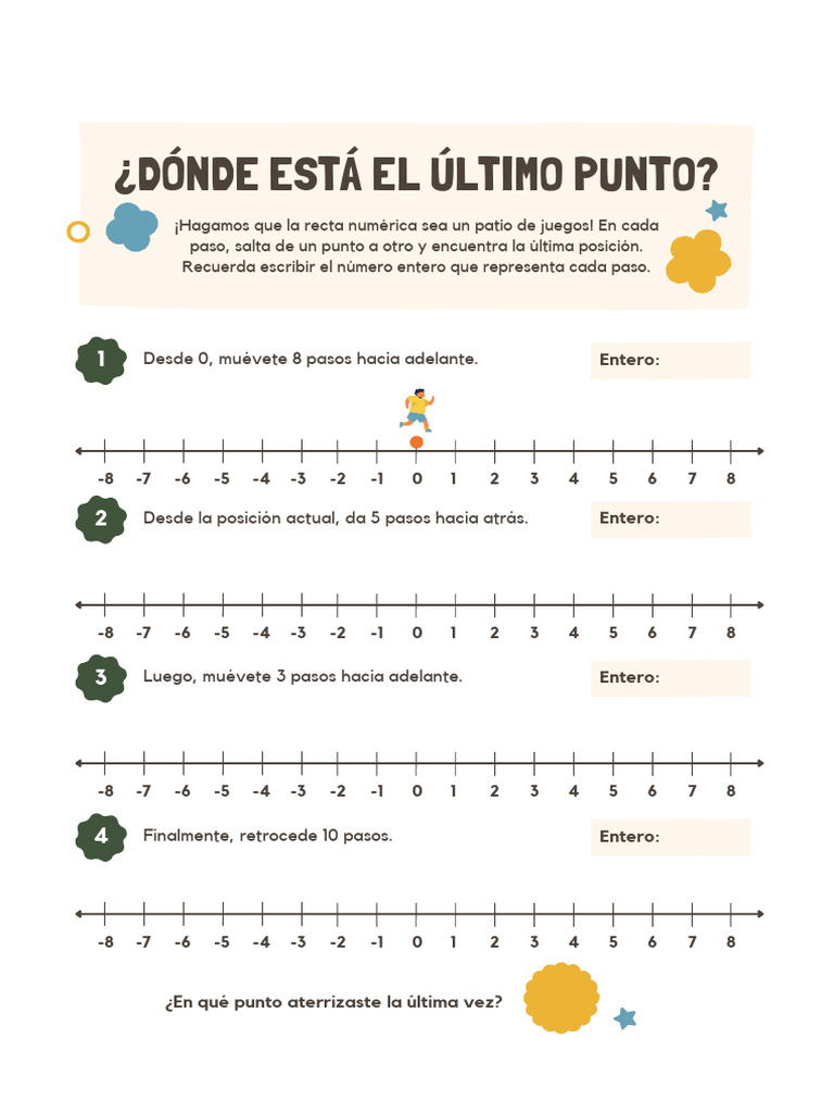 Rectas Numéricas 3º | PDF
