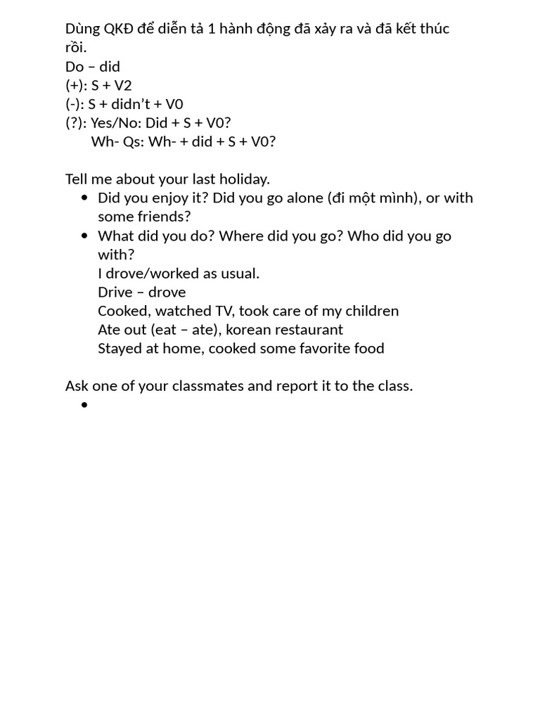 L11 - Past Simple | PDF