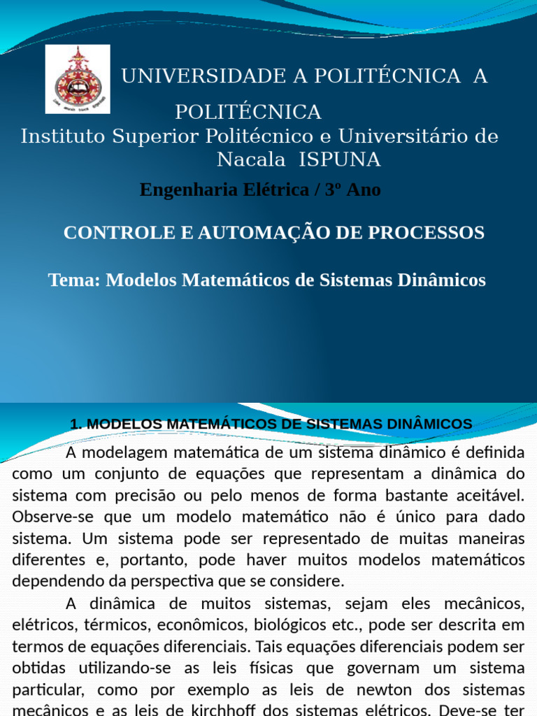 Aula.3. Modelos Matematicos | PDF