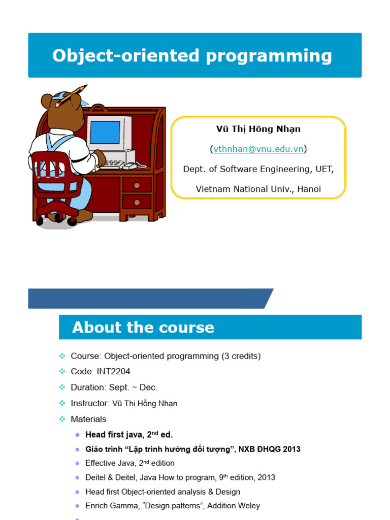 OOP Course Overview | PDF