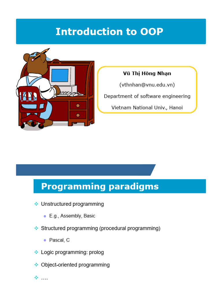 Introduction To OOP | PDF
