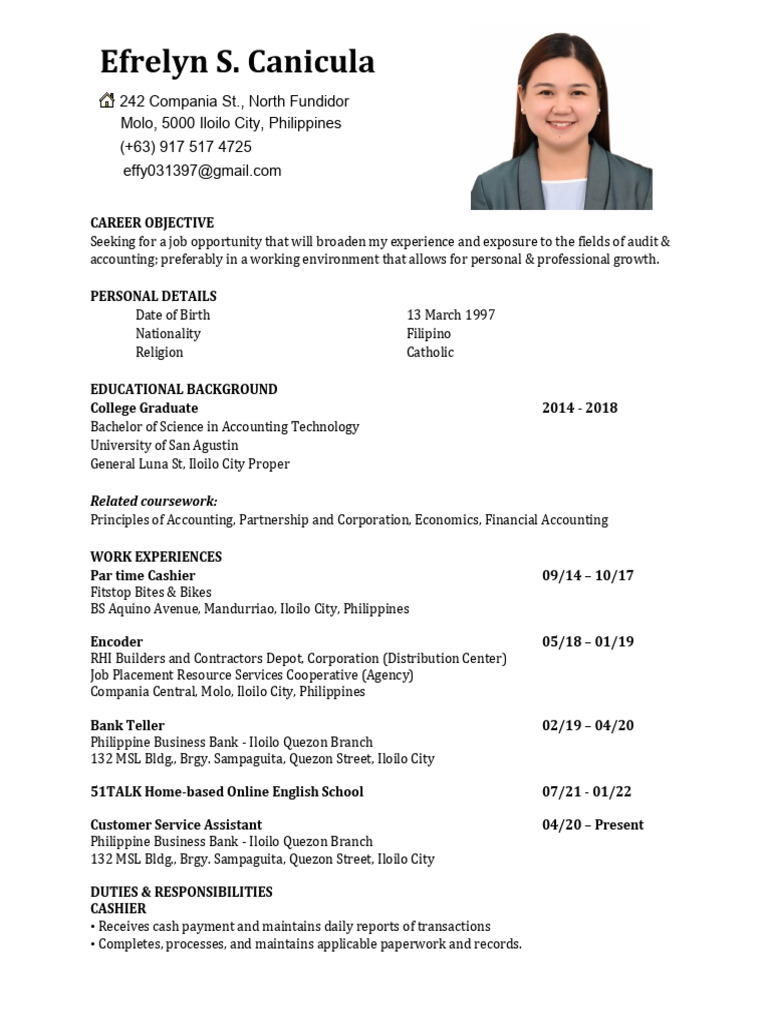 Sample Resume | PDF