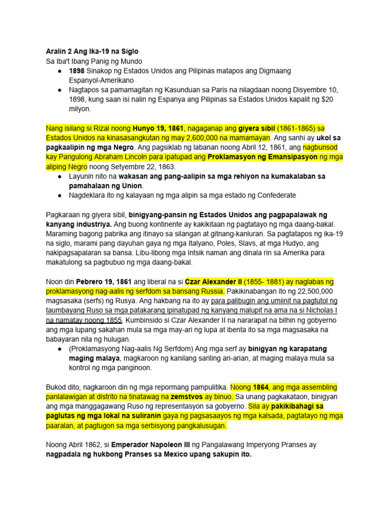 Aralin 2 LWR | PDF | Philippines | History