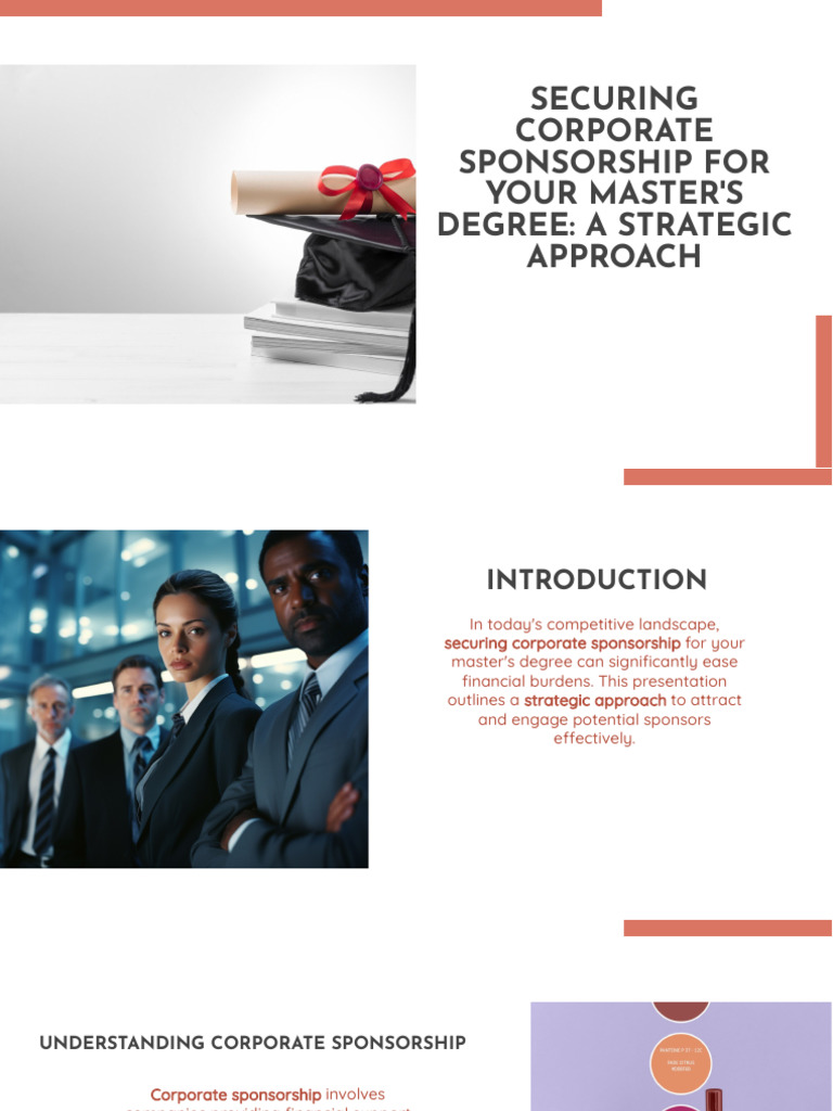 Securing Corporate Sponsorship For Your Masters Degree A Strategic | PDF Securing Corporate Sponsorship For Your Masters Degree A Strategic | PDF