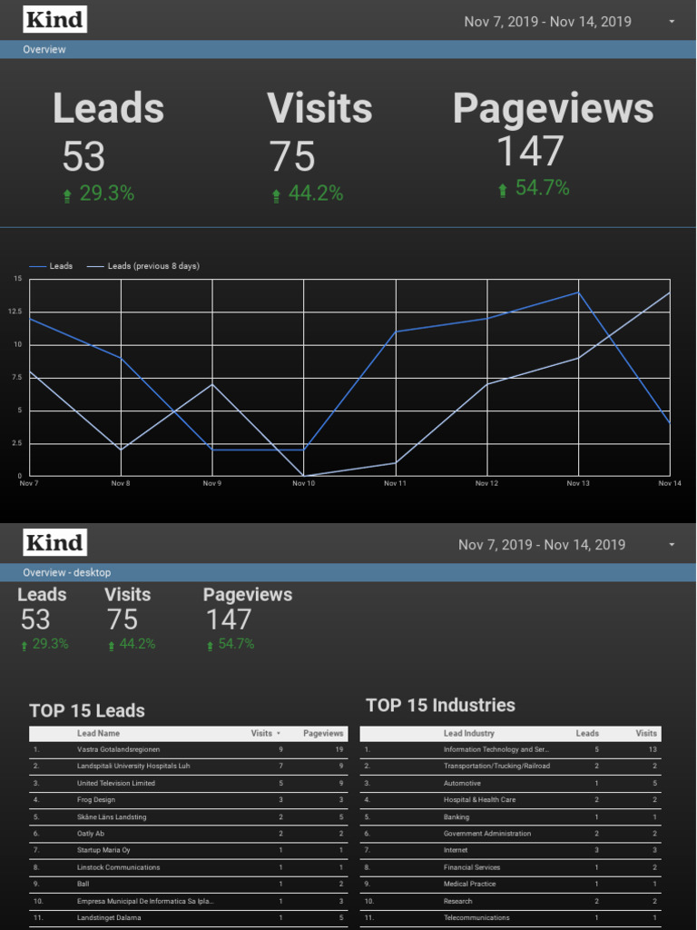 Leadfeeder Data Studio Sample Report-2 | PDF