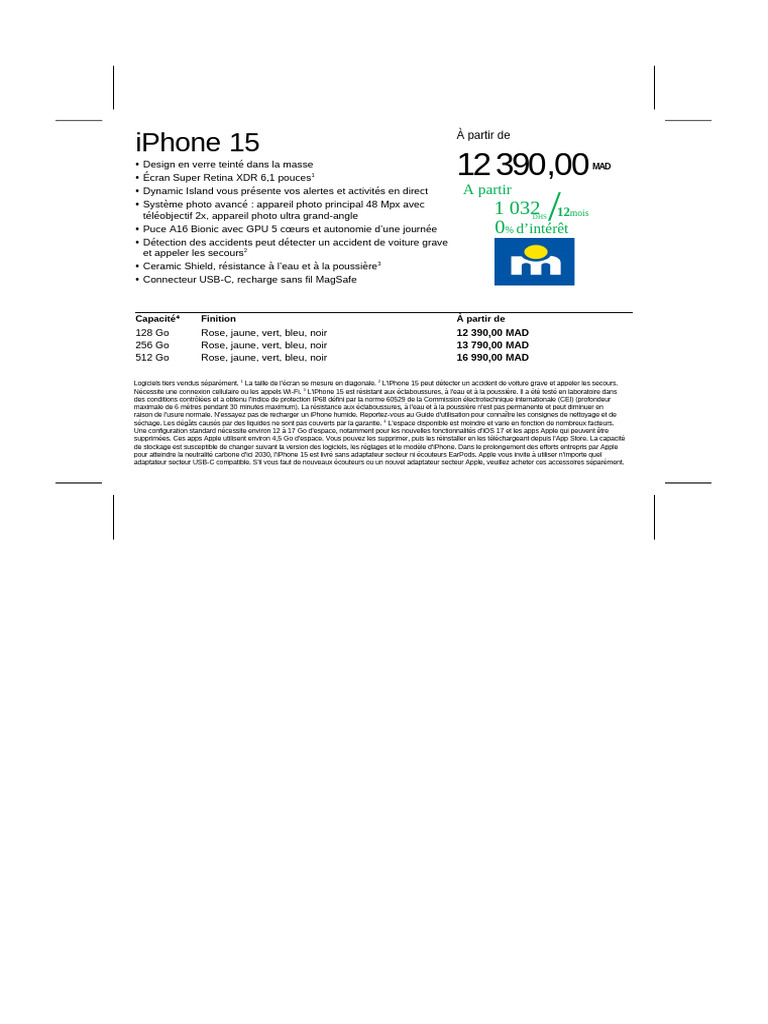 I Phone 15 | PDF