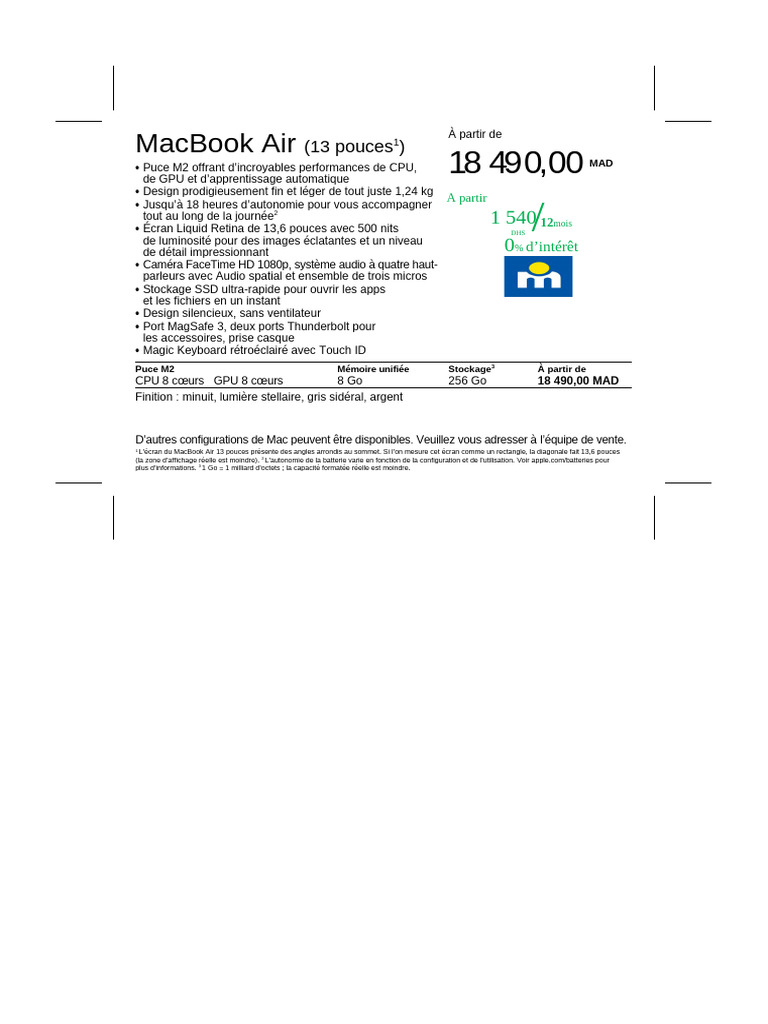 MACBOOK AIR M2 | PDF