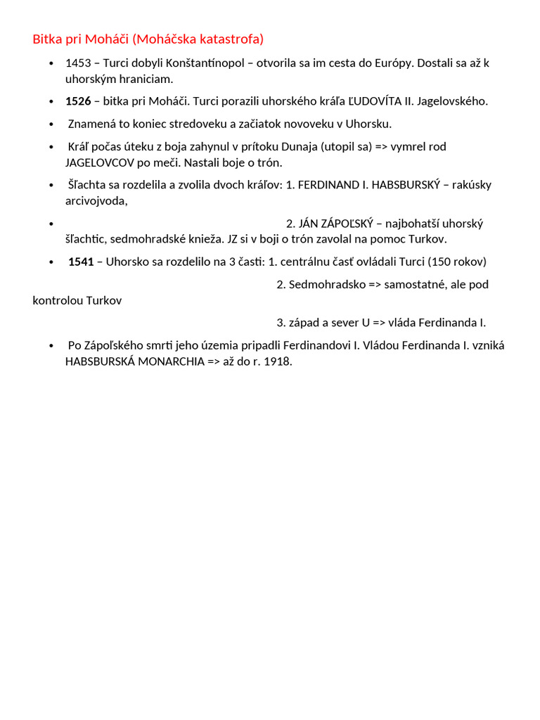 Bitka Pri Mohaci | PDF