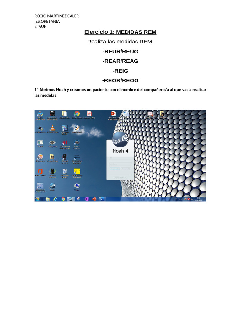 Ejercicio 1 Medidas Rem | PDF