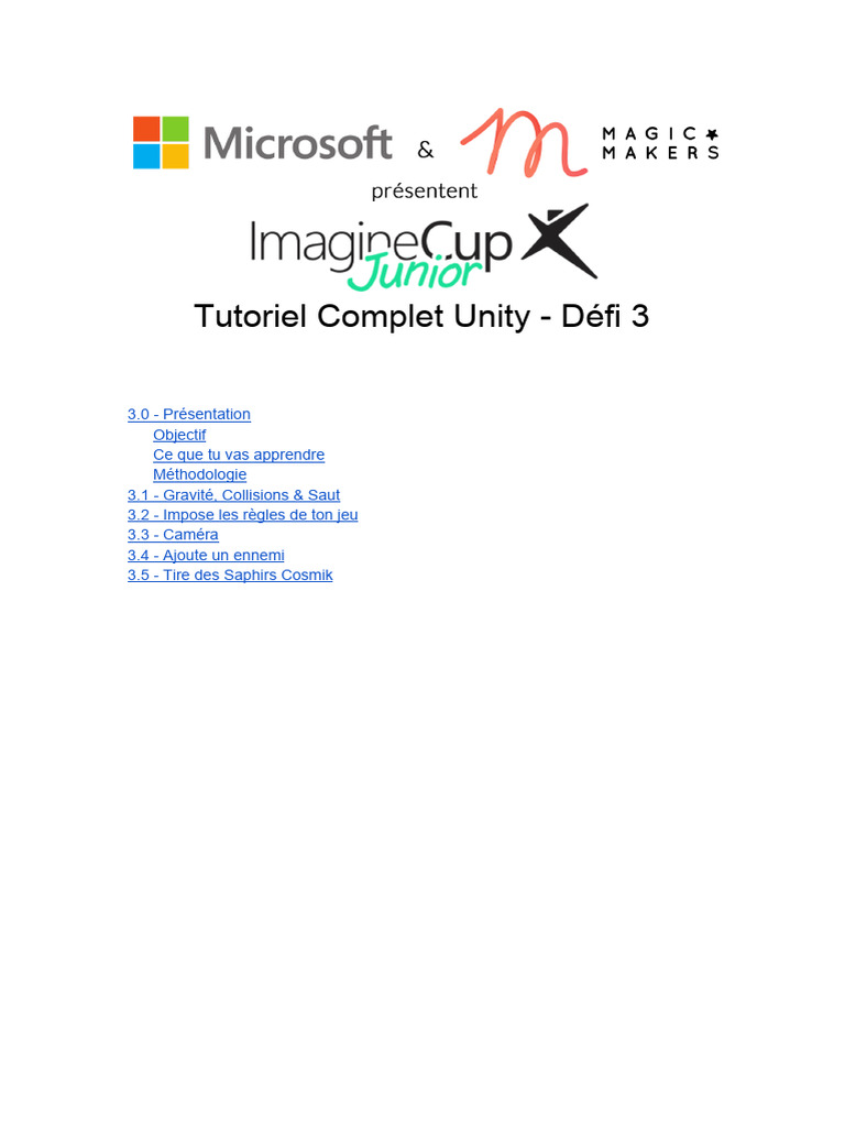 Tutoriel Complet Defi 3 | PDF