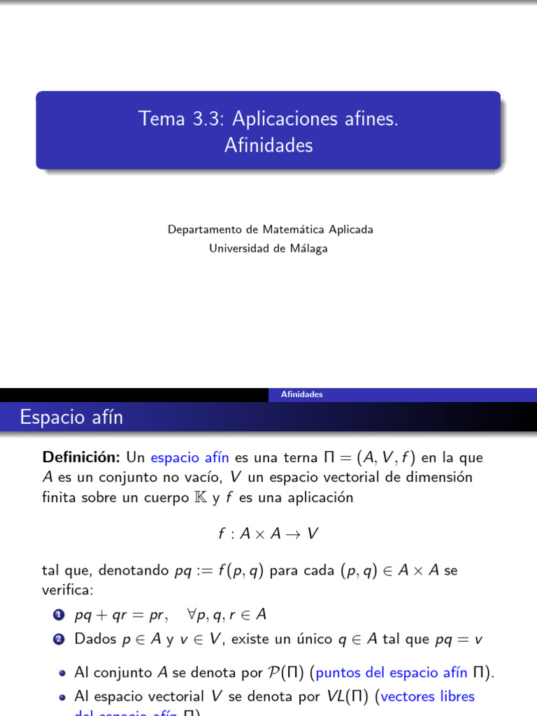 AL Tema 3 3 Mov | PDF | Rotación | Vector Euclidiano