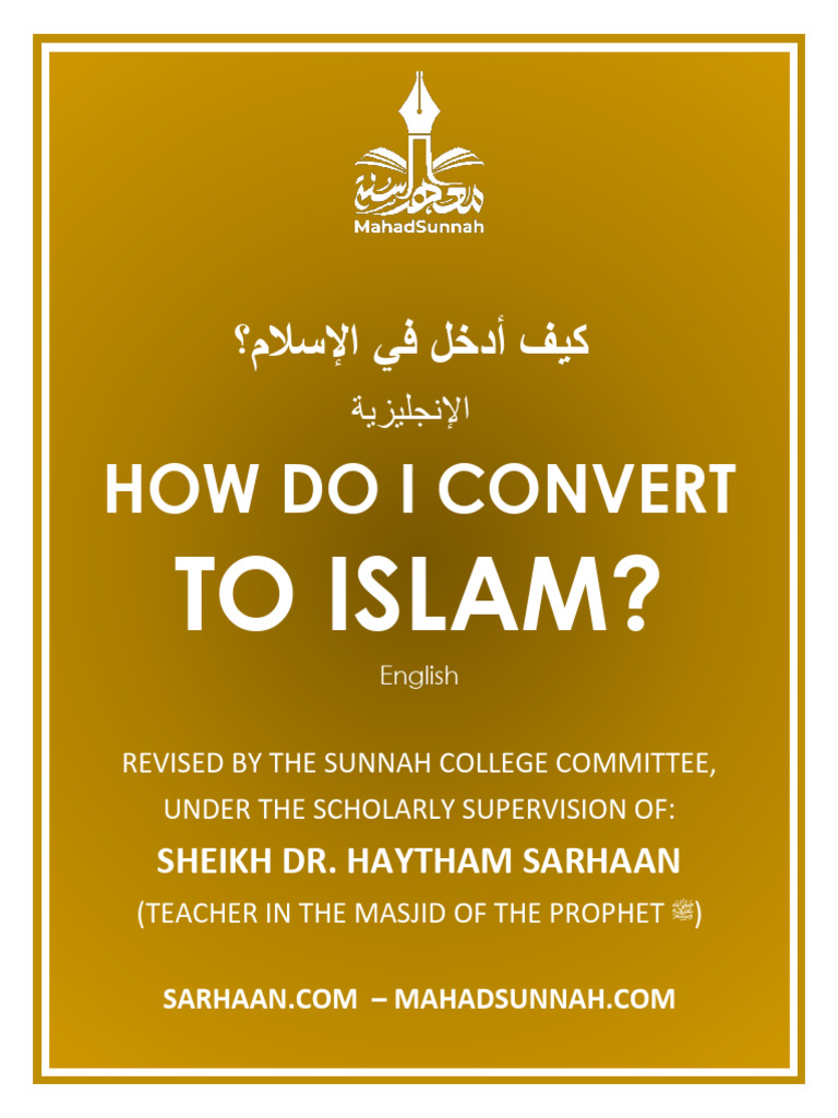 How Do I Convert: To Islam? | PDF