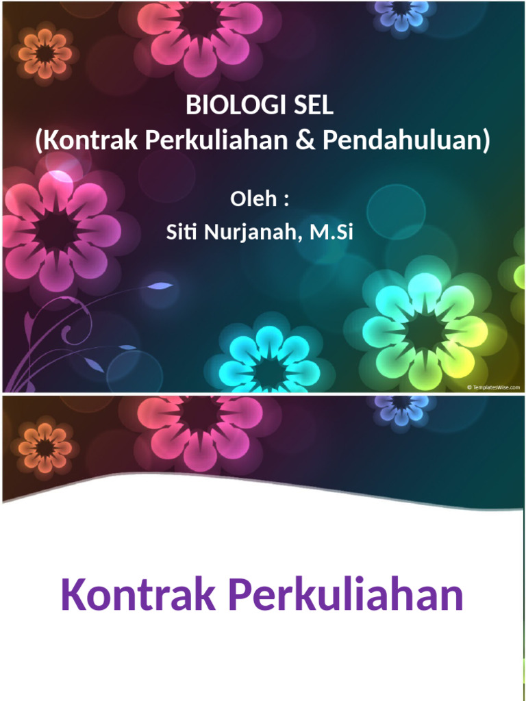 Biosel 1 (Pendahuluan) | PDF
