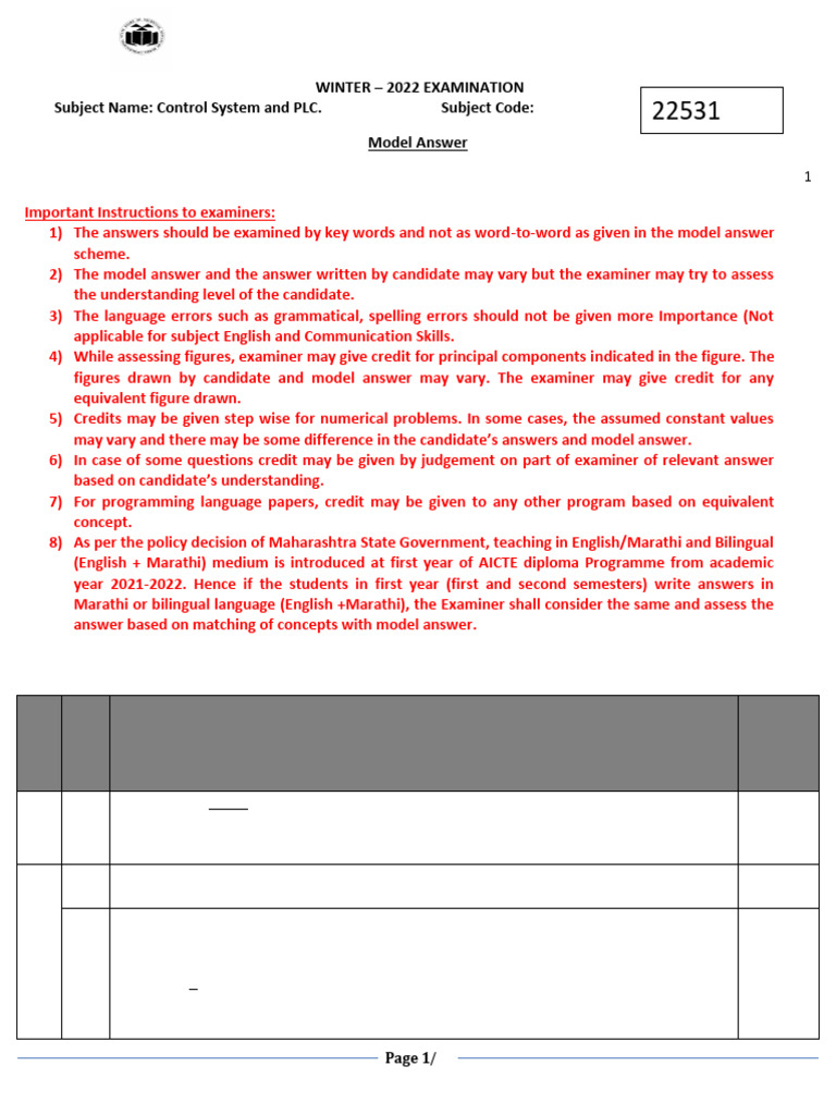 22531-2022-Winter-Model-Answer-Paper (Msbte Study Resources) | PDF