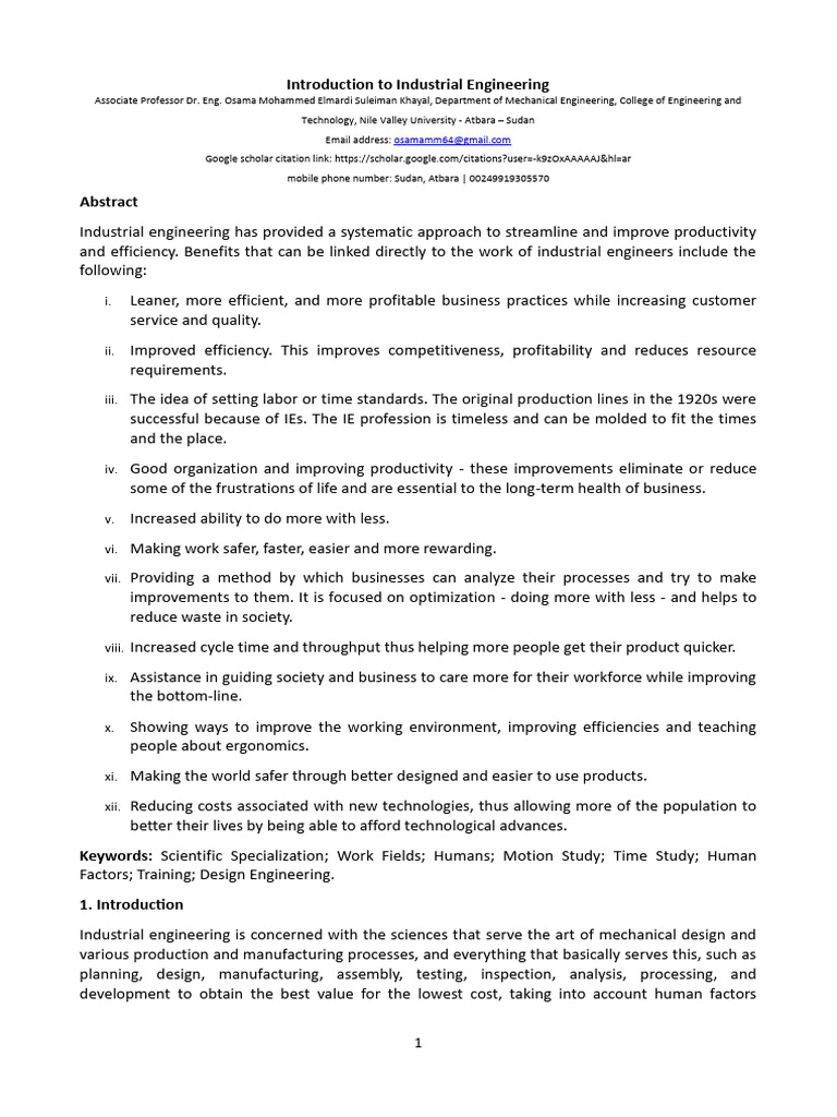 Introduction_to_Industrial_Engineering | PDF