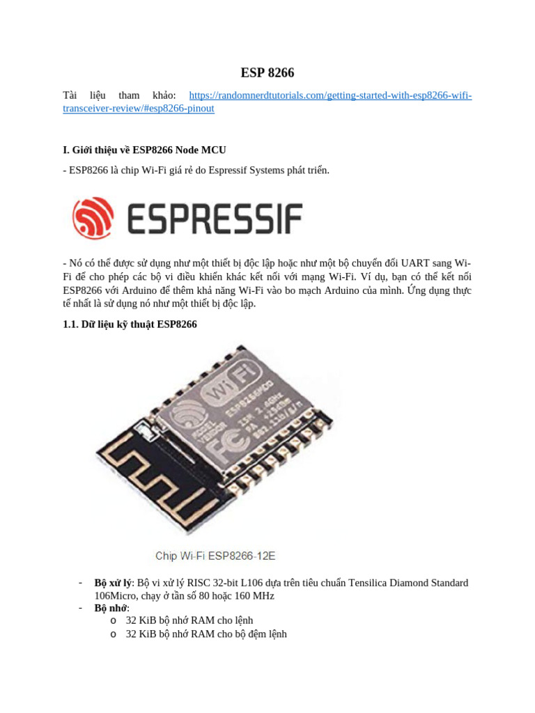 Esp 8266 | PDF